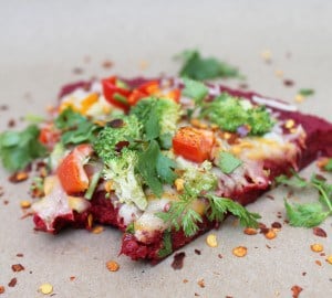 Beet Crust Pizza