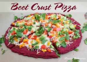 Beet Crust Pizza