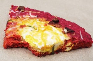Easy Beet Crust Breakfast Pizza Recipe - Savory Spin