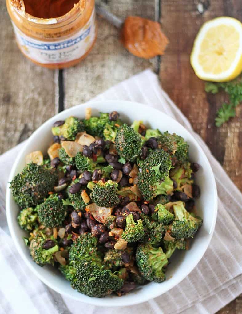 Spicy Peanutty Broccoli
