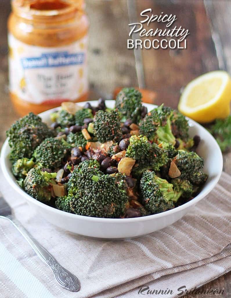 Spicy Peanutty Broccoli