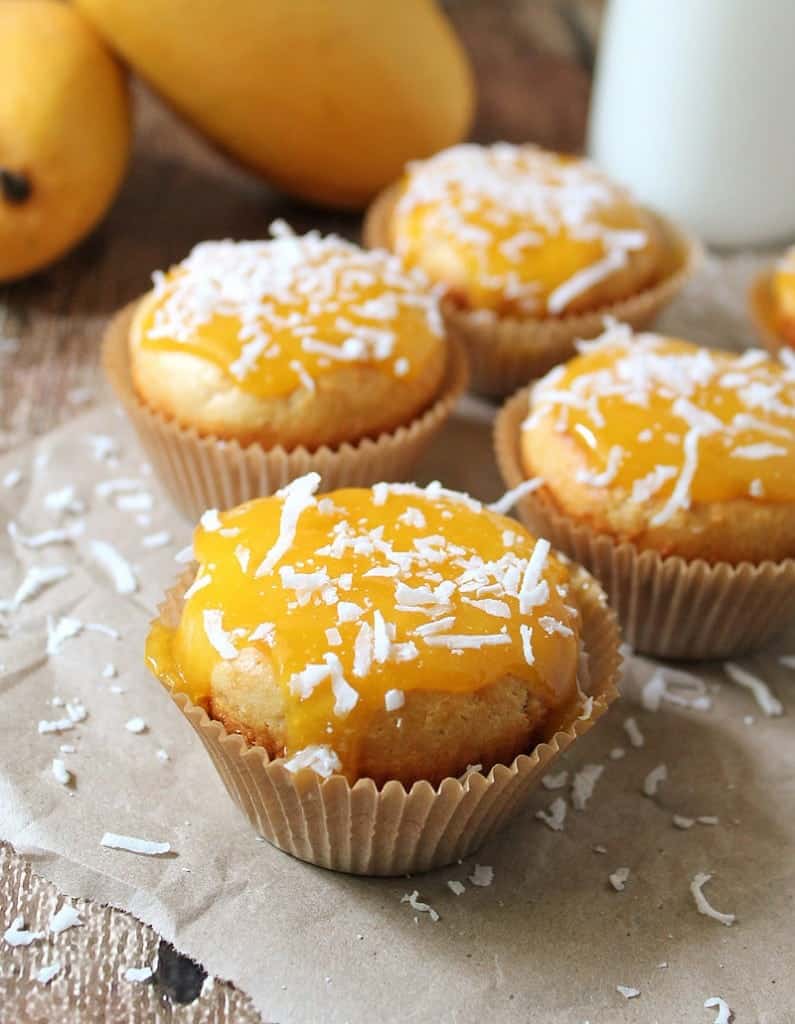 Mango & Coconut Muffakes