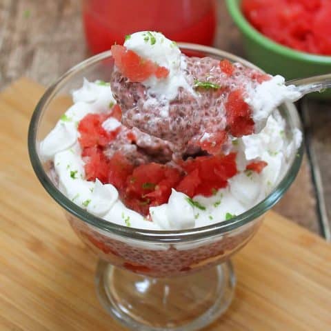 Watermelon Chia Parfait