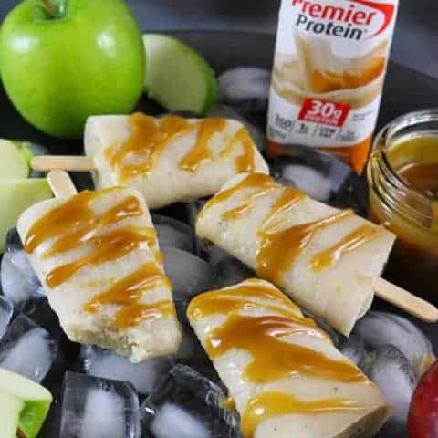 Caramel Apple Popsicles - Savory Spin