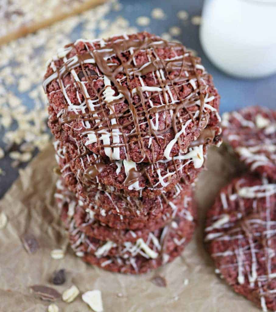 Triple Chocolate Beet Cookies (a healthier holiday treat)
