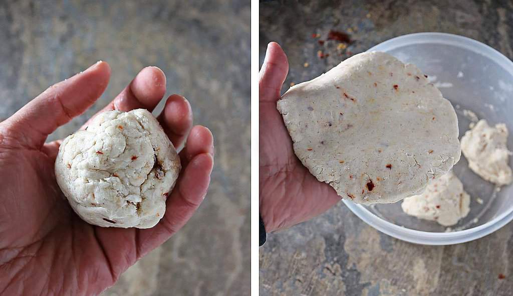 Easy Sri Lankan Coconut Roti Recipe (with Chili Flakes)