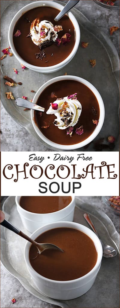 Easy Chocolate Soup - Savory Spin