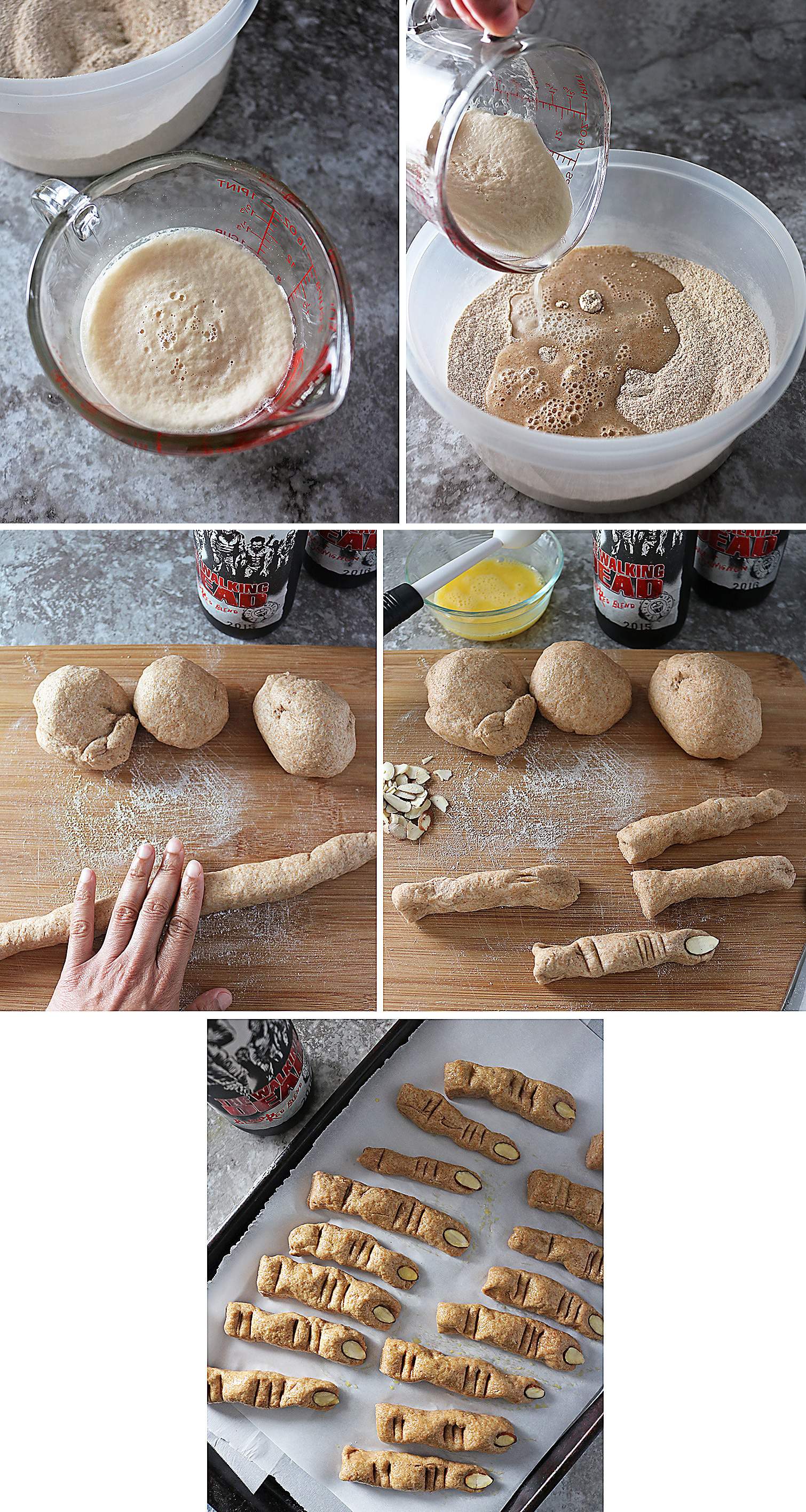 Finger Breadsticks & Roasted Red Pepper Red Wine Dip