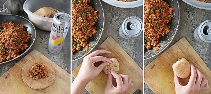 Spiced Chicken Stuffed Buns Recipe - Savory Spin