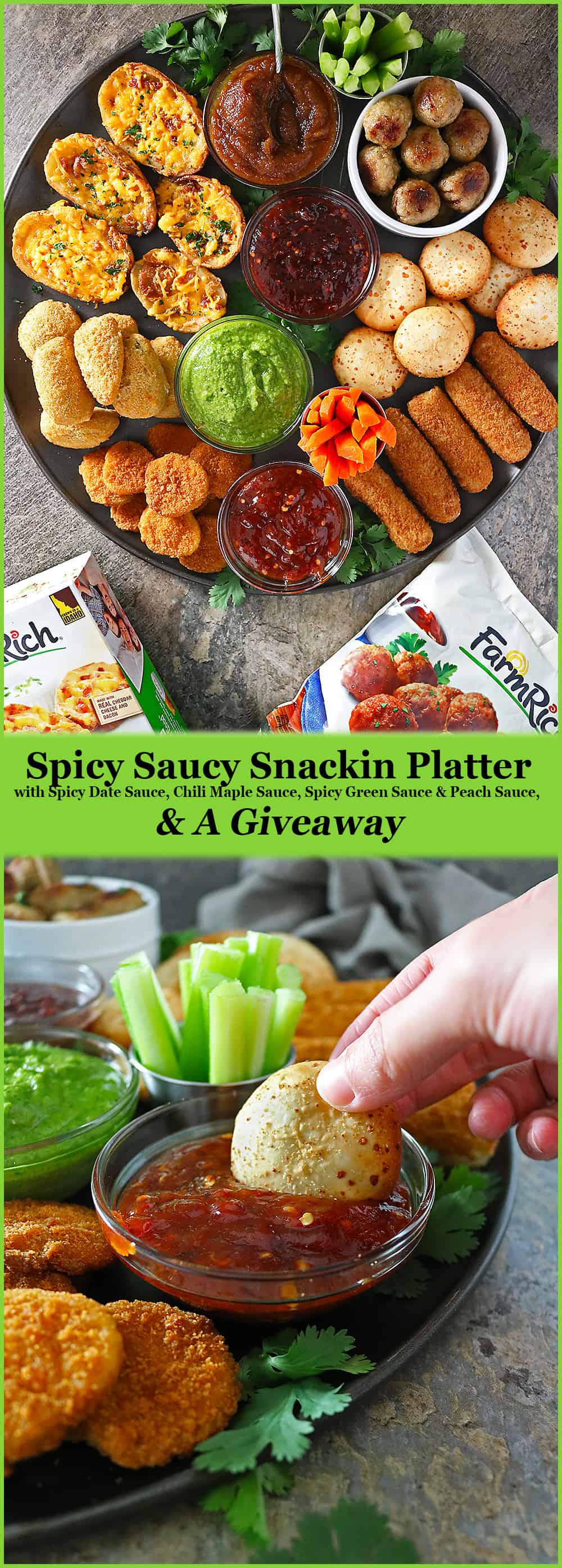 Spicy Saucy Snackin’ Platter & A Giveaway - Savory Spin