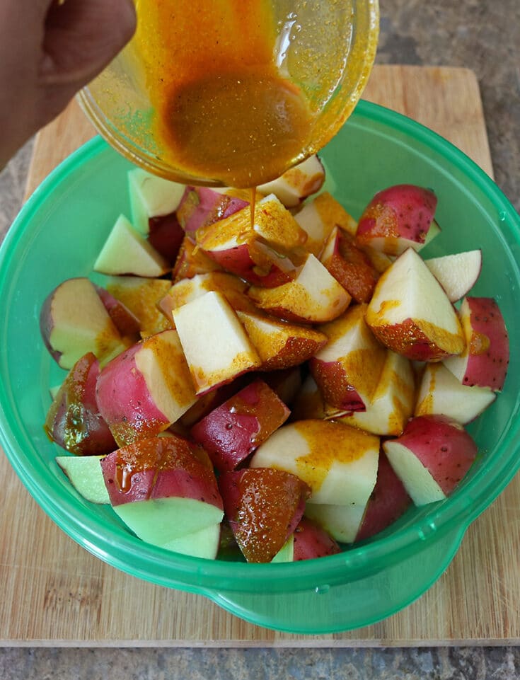 Easy Turmeric Potatoes Recipe - Savory Spin