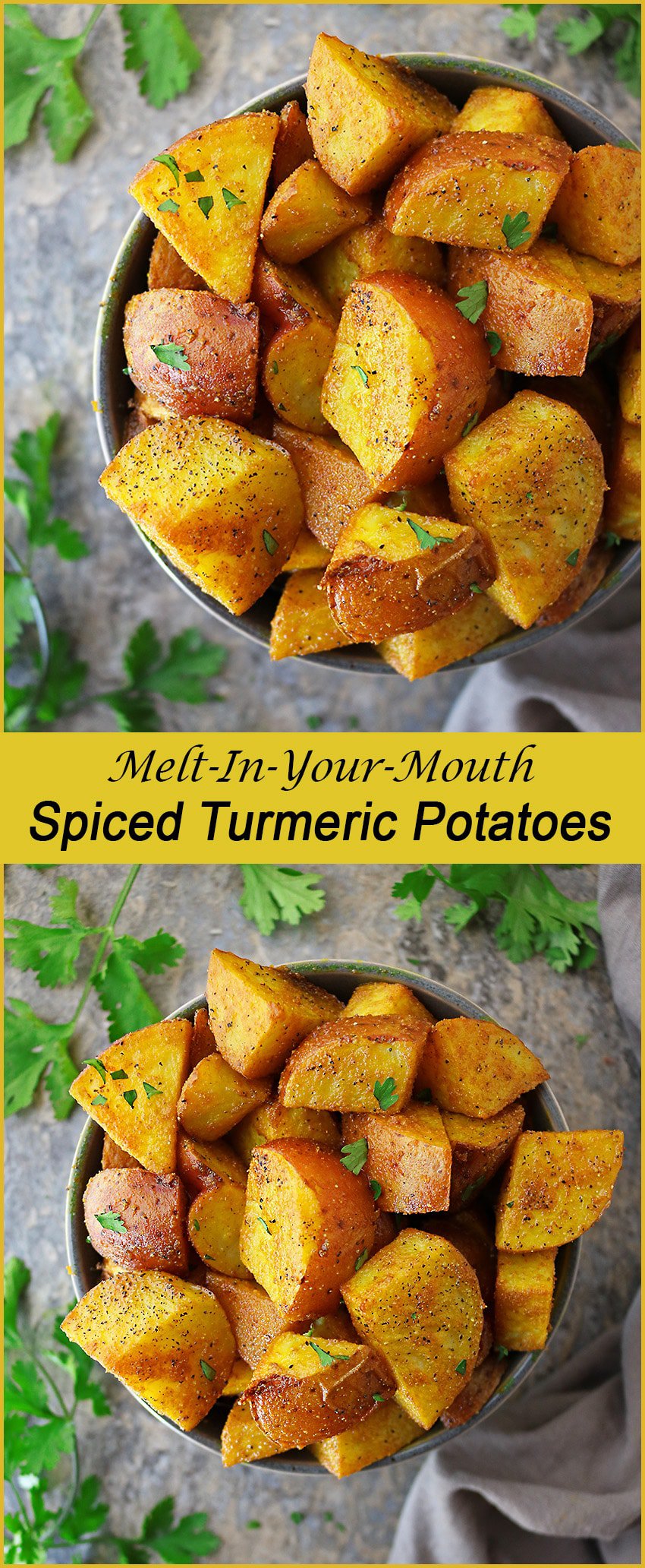 Easy Turmeric Potatoes Recipe - Savory Spin