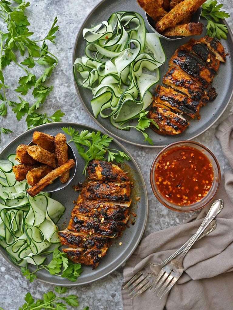 Easy Grilled Curry Chicken Recipe - Savory Spin (low carb)