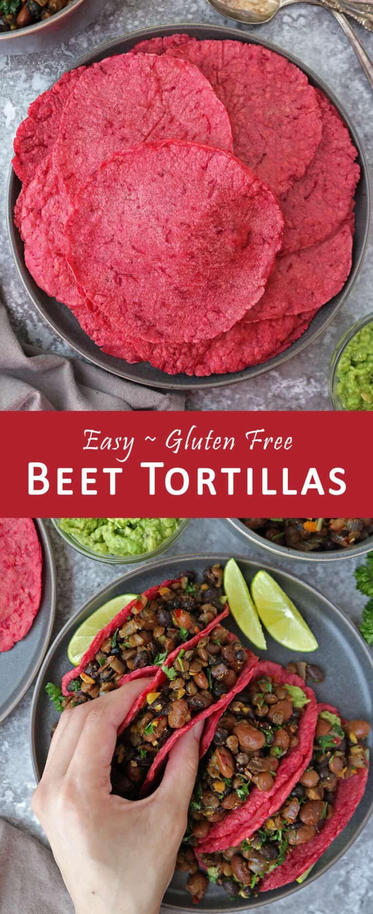 Easy Beet Tortilla Recipe (Gluten Free) - Savory Spin
