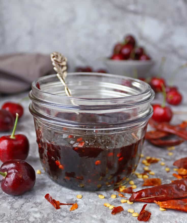 Easy Vegan Chili Cherry Sauce Recipe - Savory Spin