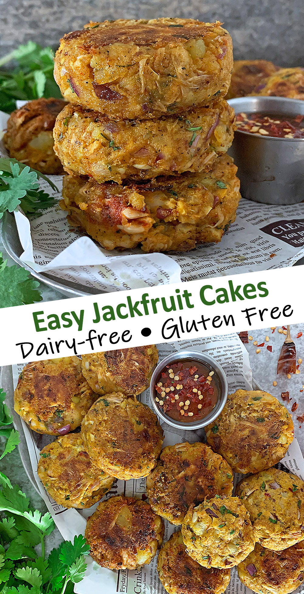 Easy Jackfruit Cakes (A Canned Jackfruit Recipe)