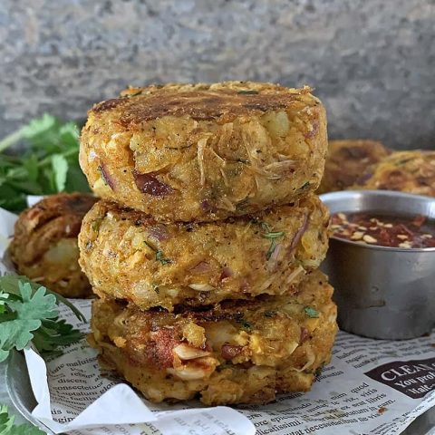 Jackfruit Cakes with Canned Green Jackfruit - Savory Spin