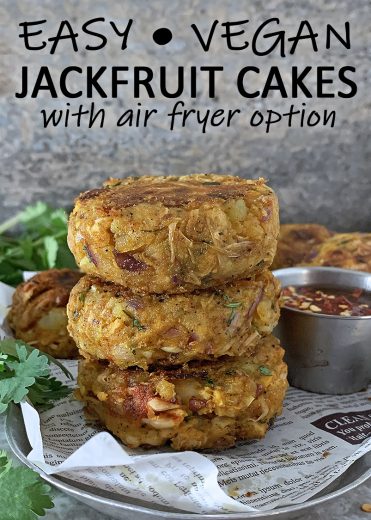 Jackfruit Cakes with Canned Green Jackfruit - Savory Spin