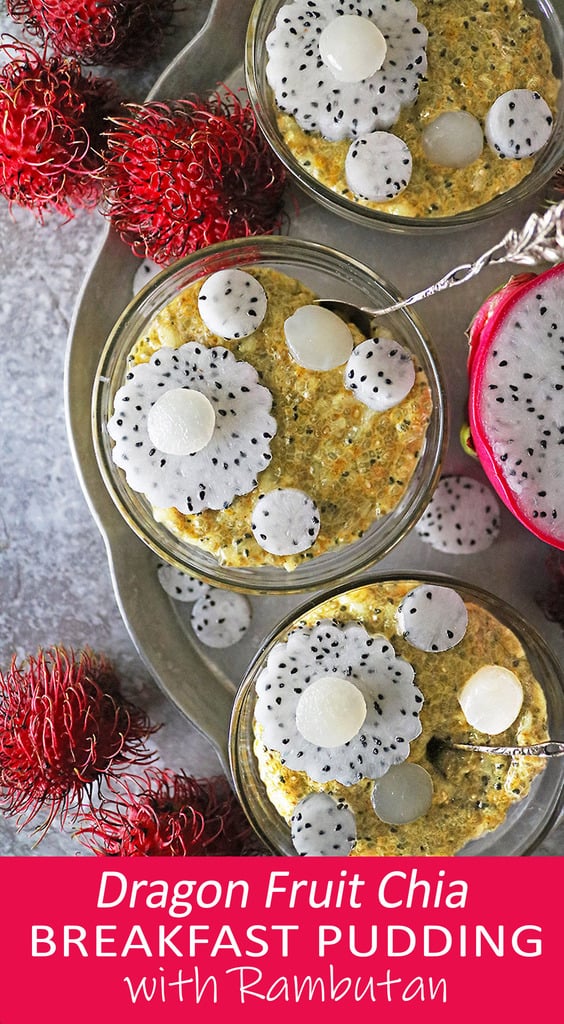 Dragon fruit chia breakfast pudding recipe - Savory Spin