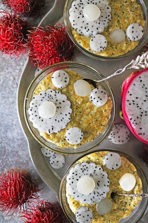 Dragon fruit chia breakfast pudding recipe - Savory Spin