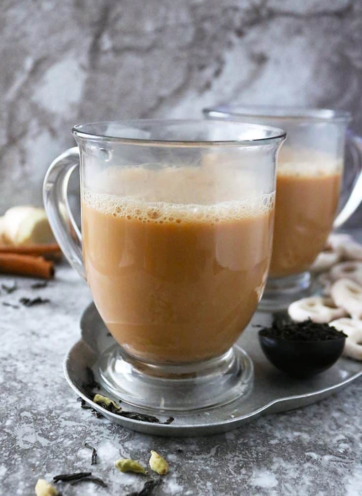 Slow Cooker Ginger Cardamom Tea - Savory Spin