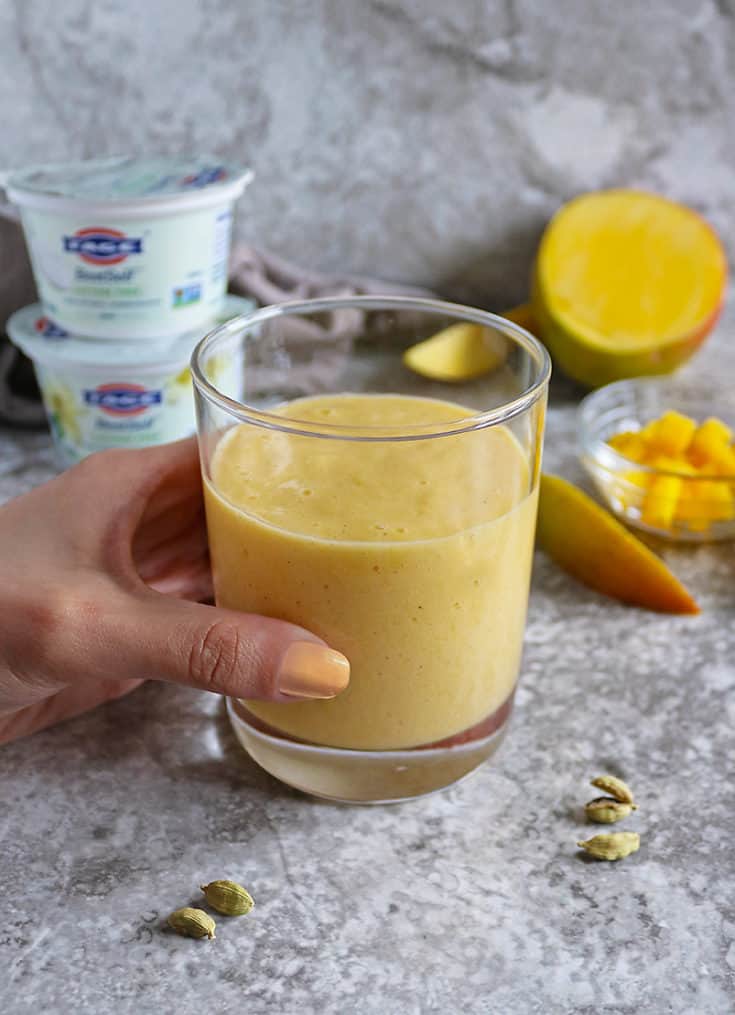 Easy Mango Yogurt Smoothie Recipe - Savory Spin