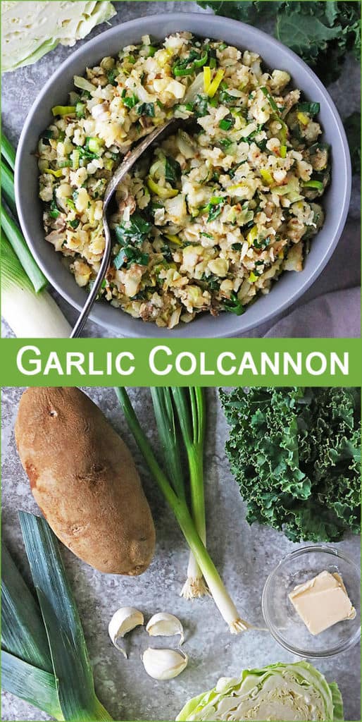 Easy Garlic Colcannon - A plant-based spin by Savory Spin