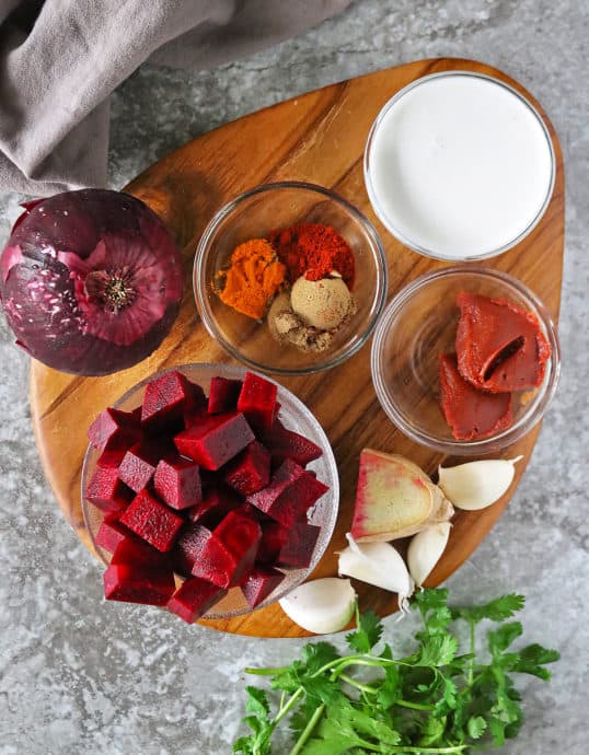 Easy Beetroot Curry (a dairy-free recipe)