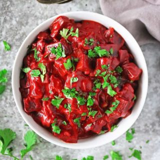 Easy Beetroot Curry (a dairy-free recipe)