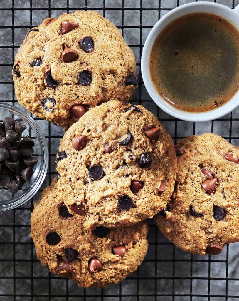 Easy Espresso Chocolate Chip Muffin Tops