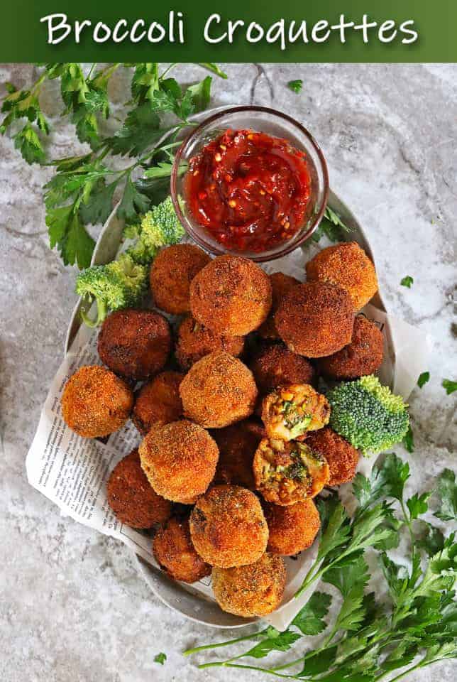 Broccoli Croquettes - Savory Spin