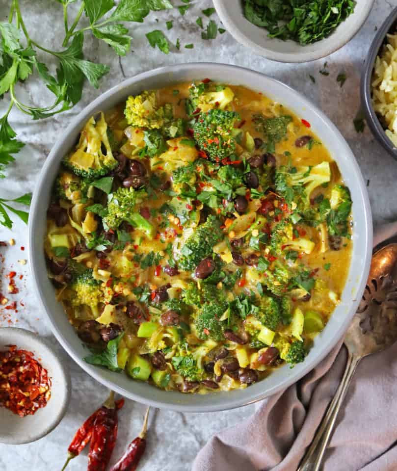 Broccoli Curry - Savory Spin