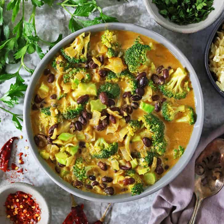 Broccoli Curry - Savory Spin