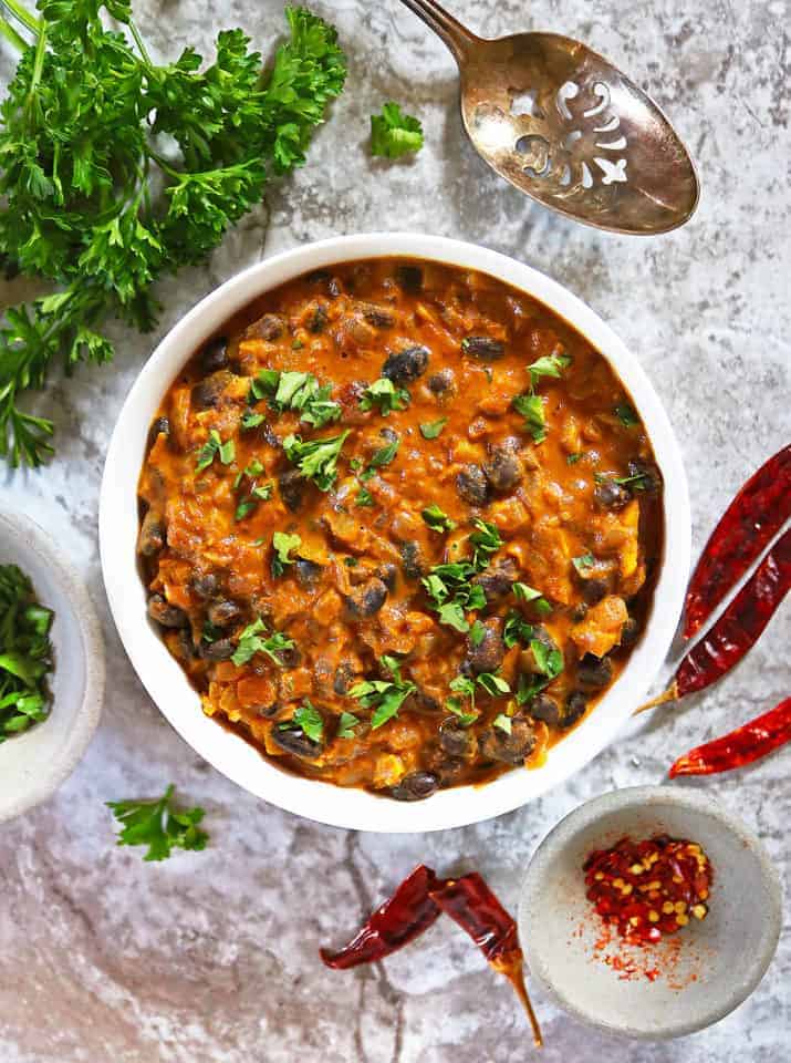 Easy 25-Minute Black Bean Curry - Savory Spin