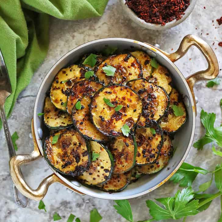 2-Ingredient Pan Fried Cucumbers Recipe - Savory Spin