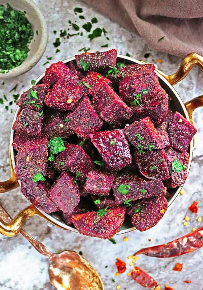 Oven Roasted Purple Sweet Potatoes - Savory Spin