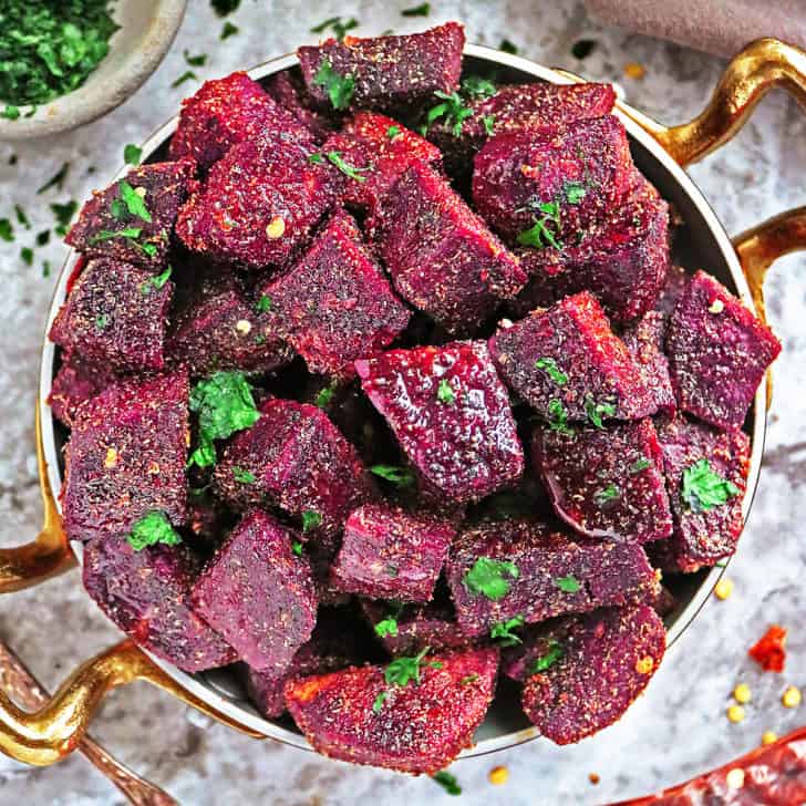 Oven Roasted Purple Sweet Potatoes - Savory Spin