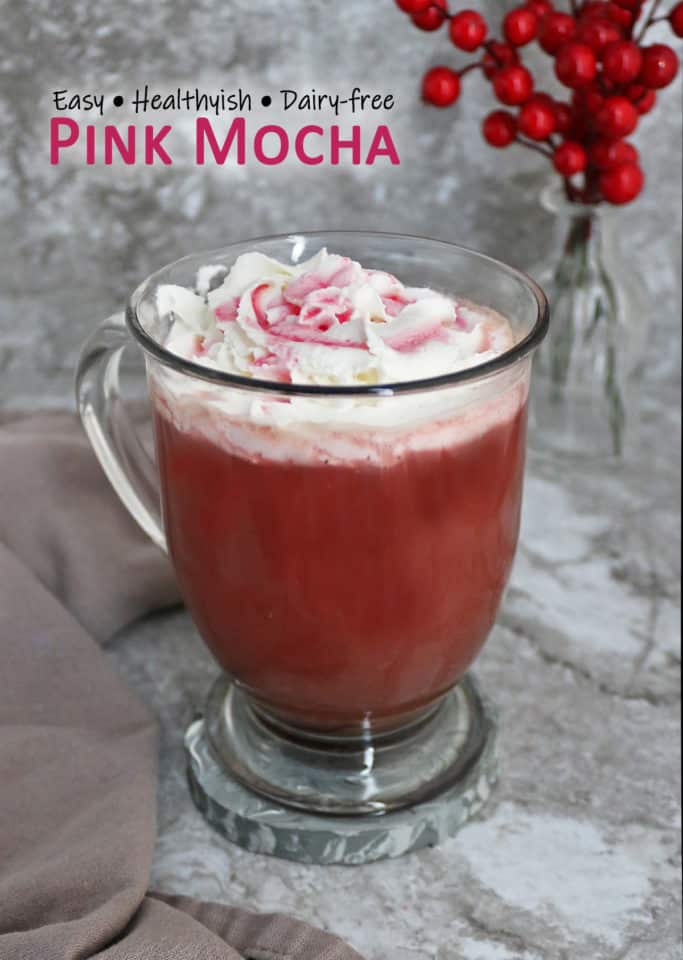 Easy Pink Mocha Recipe - Savory Spin