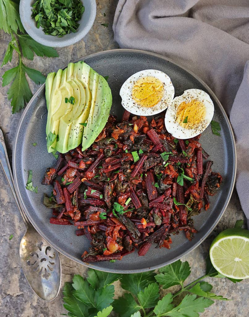 Easy Beet Greens Recipe - Savory Spin