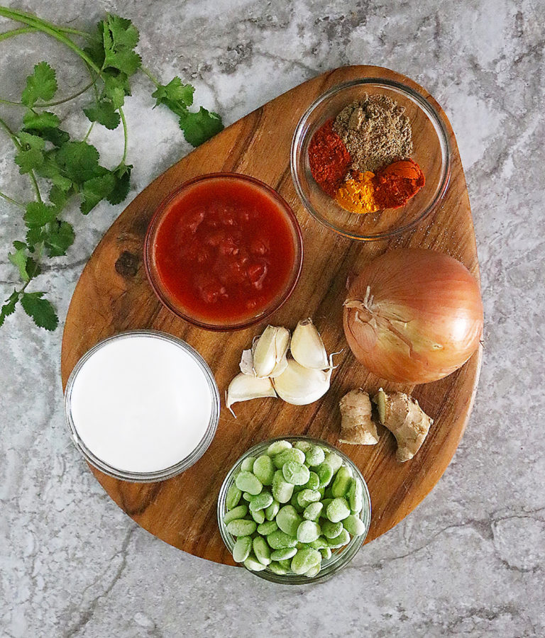 Easy Lima Bean Curry - Savory Spin