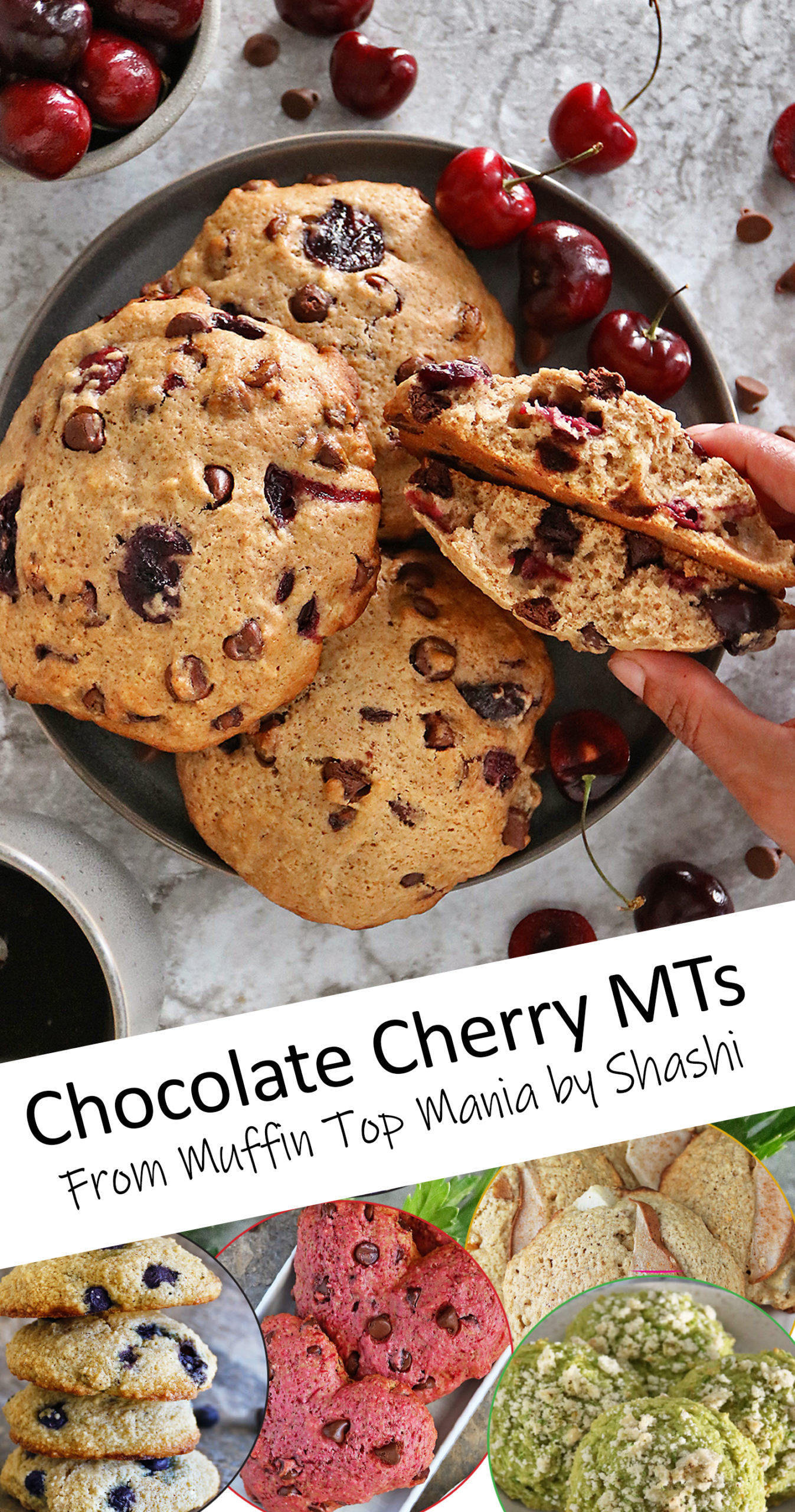 Chocolate Cherry Muffin Tops & Muffin Top Mania
