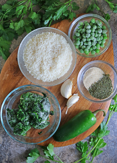 Easy Green Rice - Savory Spin