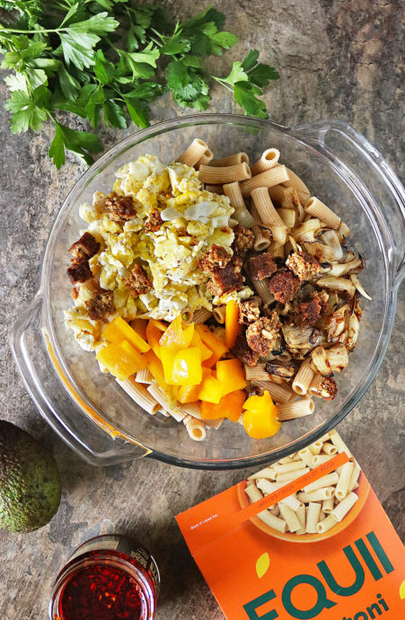 Easy High Protein Breakfast Pasta - Savory Spin