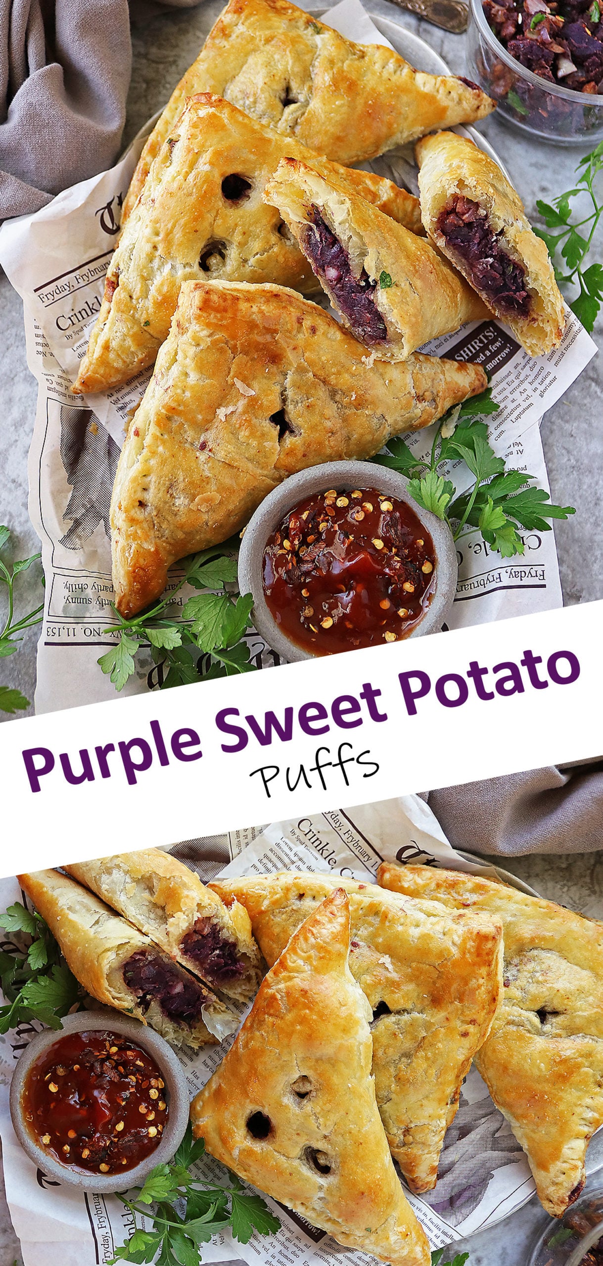 Easy Purple Sweet Potato Puffs Recipe (with Variations)