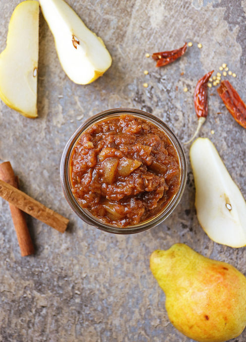 Easy Pear Chutney Recipe - Savory Spin
