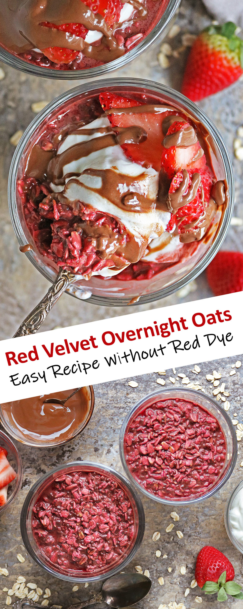 Red Velvet Overnight Oats (Made without Red Dye)