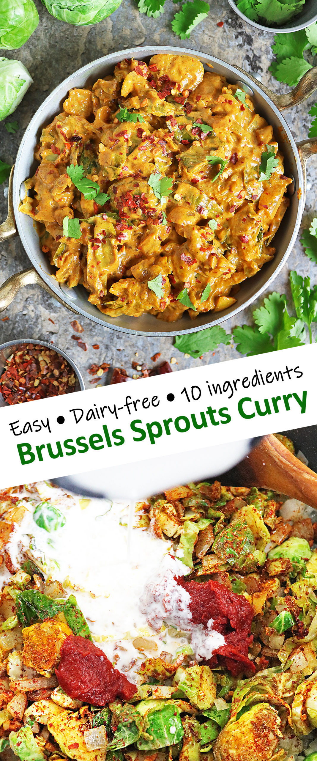 Easy Brussels Sprouts Curry - Savory Spin