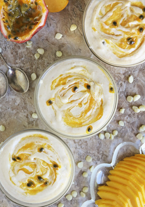 Easy Passionfruit Mango Mousse Recipe - Savory Spin