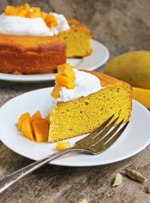 Easy Mango Cake Recipe (Refined Sugar-free)