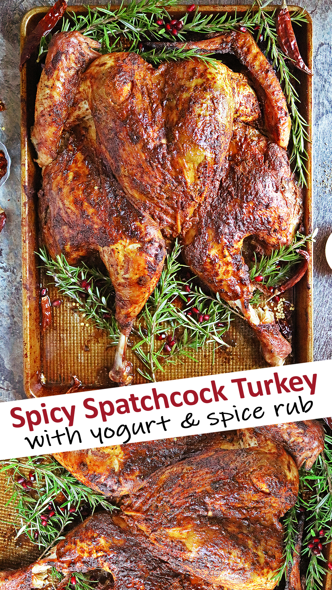 Spicy Spatchcock Turkey - Savory Spin